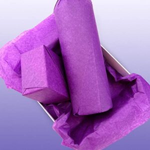 90 Sheets Purple Tissue Paper Bulk,Purple Tissue Paper for Gift Bags,Purple Gift Wrapping Tissue for Halloween,Christmas,Wedding,Birthday,DIY and Crafts,14 x 20 Inch