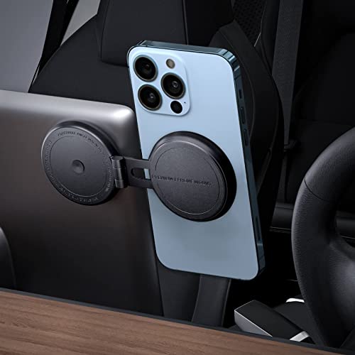 Tesla Phone Mount, MagSafe Car Mount for Tesla Model 3 Model Y, Foldable Hidden Magnetic Phone Mount Fit for iPhone 14 13 12 Series and All Phone, Tesla Model 3 Accessories, Tesla Model Y Accessories