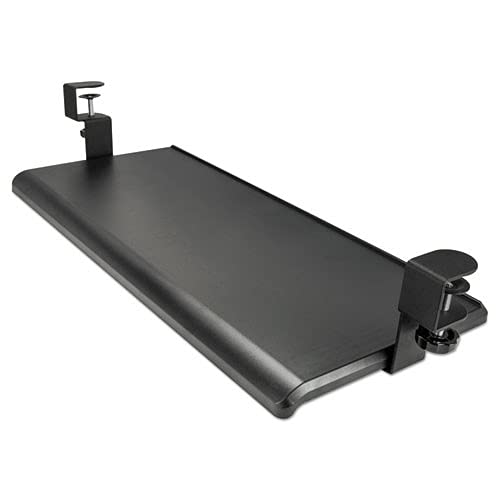 Alera ALEKBT1B 30.7 in. x 13 in. AdaptivErgo Clamp-On Keyboard Tray - Black