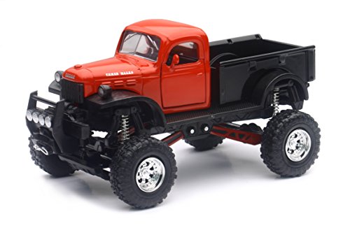 New-Ray 54516 Dodge Power Wagon Die Cast with Suspension 1/32° Red