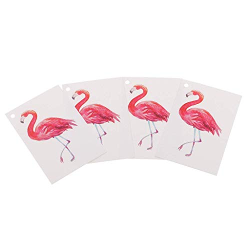 100pcs Kraft Paper Tags Gifts Tags Flamingo Printed Labels Hanging Cards Name Card Tag Price Tags Wedding Party Gift Tags