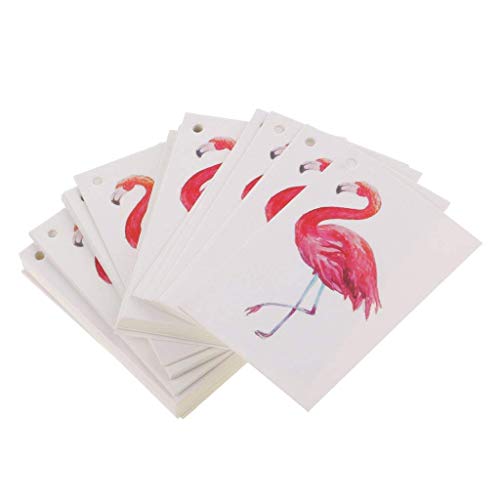 100pcs Kraft Paper Tags Gifts Tags Flamingo Printed Labels Hanging Cards Name Card Tag Price Tags Wedding Party Gift Tags