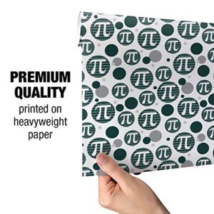 GRAPHICS & MORE Pi Math Geek Nerd 3.14 Gift Wrap Wrapping Paper Roll