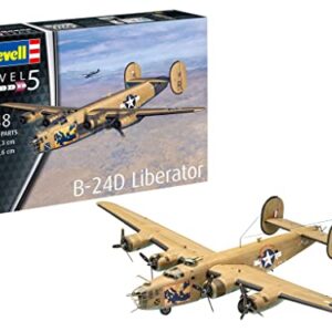 Revell RV03831 03831 B-24D Liberator 1:48 Scale Model Kit, Unpainted