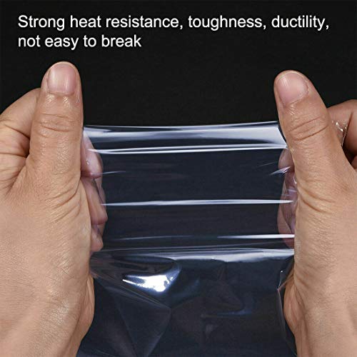 HappyBeeYo 100PCS Shrink Wrap Bags for Gift Baskets,24x32in 2 Mil Thick PVC Heat Shrink Bags Large Cellophane Wrap for Packaging,Gift Wrapping