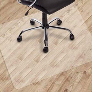 Dinosaur Office Chair mat for Hard Floors, 30" X 48" Transparent Floor Mats, Easy Glide for Chairs, Wood/Tile Protection Mat for Office & Home (30" X 48" Rectangle)