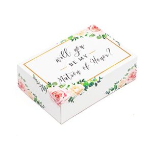 matron of honor proposal box | 1 pack | matron of honor box | matron of honor proposal gift | floral design