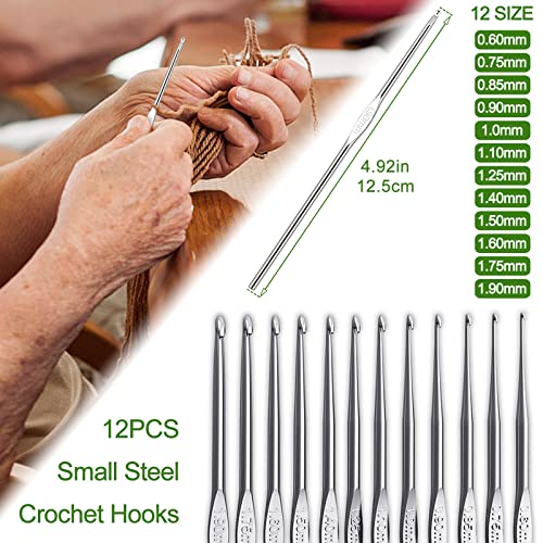 Coopay 58 Piece Crochet Kit with Yarn and Knitting Accessories Set, Cute Knitting Kit for Beginners Include Soft Grip Crochet Hooks, Lace Crochet Needles, Crochet Yarn Balls, Cable Needles & More