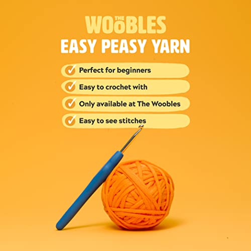 The Woobles Beginners Crochet Kit with Easy Peasy Yarn as seen on Shark Tank - Crochet Kit for Beginners with Step-by-Step Video Tutorials - Pierre The Penguin