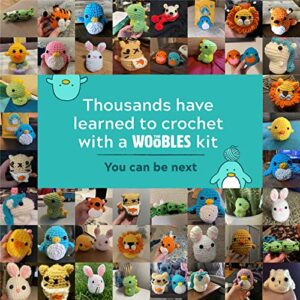 The Woobles Beginners Crochet Kit with Easy Peasy Yarn as seen on Shark Tank - Crochet Kit for Beginners with Step-by-Step Video Tutorials - Pierre The Penguin