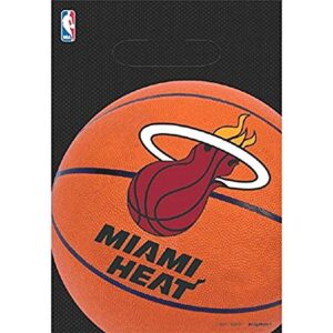 miami heat loot bags | 9 1/8″ x 6 1/2″ | 8 pcs.