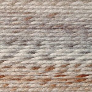 Lion Brand Yarn Wool-Ease Thick & Quick Yarn, Soft and Bulky Yarn for Knitting, Crocheting, and Crafting, 1 Skein, Fossil