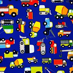 Construction Zone Premium Gift Wrapping Paper Flat Sheet - 24" X 6'