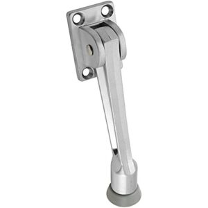 national hardware n273-557 v239 kickdown door stop in satin chrome,5 inch