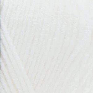 Red Heart Super Saver Yarn, 3 Pack, White 3 Count