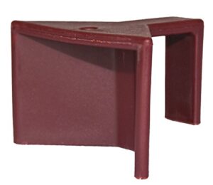 door stop, hangs on hinge and keeps door open, red (dsr)