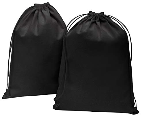 Cotton Blend Drawstring Bags - Cinch and Ditty Stuff Pouch - For Storage Pantry Gifts (7 x 9 inch -12 pack)