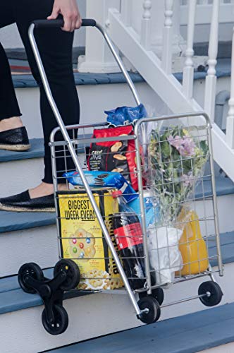 Helping Hand FQ39905 Stair Climber Folding Cart with Wheels and Handle