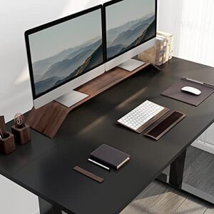 FLEXISPOT EC1 Stand Up Desk 55 x 28 Inches Workstation Home Office Computer Standing Table Height Adjustable Desk (Black Frame + 55" Black Top 2 Packages)