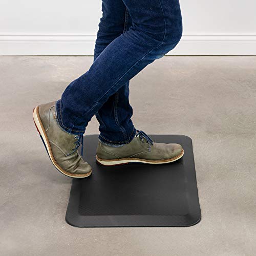 VIVO Anti-Fatigue 28 x 17 inch Comfort Mat for Standing Desks, Sit Stand Ergonomic Foot Support, MAT-F-V28D