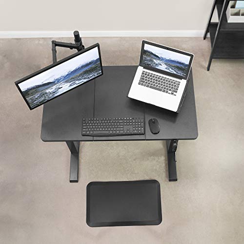 VIVO Anti-Fatigue 28 x 17 inch Comfort Mat for Standing Desks, Sit Stand Ergonomic Foot Support, MAT-F-V28D