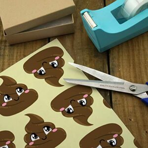 GRAPHICS & MORE Cute Poop Pattern Gift Wrap Wrapping Paper Rolls