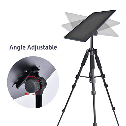 Facilife Projector Tripod Stand, Laptop Tripod Stand, Outdoor Projector Stand Adjustable Tall from 17.6 to 51.4 Inches, Multi-Purpose Portable Projector Stand Laptop Floor Stand for Laptop, DJ