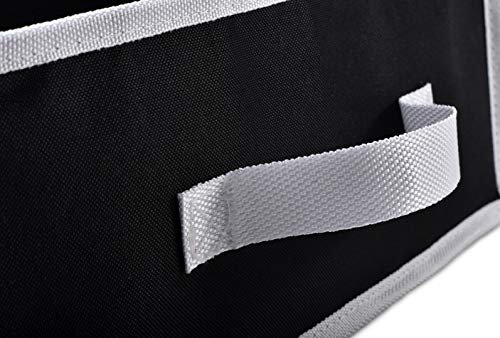 Gift Wrap Storage Organizer - Easily organize Wrapping Paper, Ribbons, Bows, Scissors. Fits 18-24 Standard Rolls. Keeps Holiday Gift Supplies in Perfect Condition and Ready for Next Season. (Black)