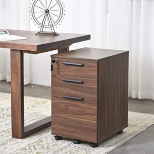 3-drawer office filing storage cabinet, under desk vertical filing cabinet, lock drawers