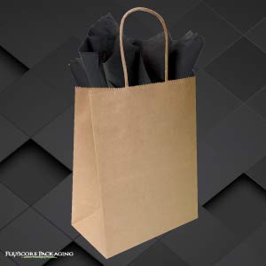 Flexicore Packaging | Gift Wrap Tissue Paper | Size: 15x20 | Acid Free (Black, 100 Sheets)