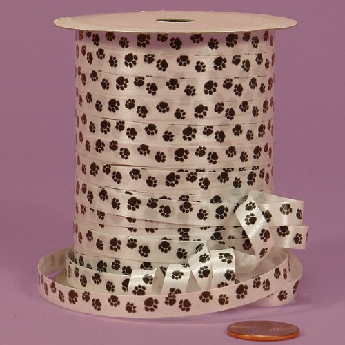 Paw Print Curling Ribbon, 1/4" X 250Yd (Original Version)