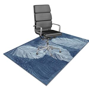 yexexinm 36″x48″ chair mat for hardwood floor, anti-slip desk chair mat, chair rugs floor protectors mat, desk chair mat for computer rolling chair, chair carpet mat for home office