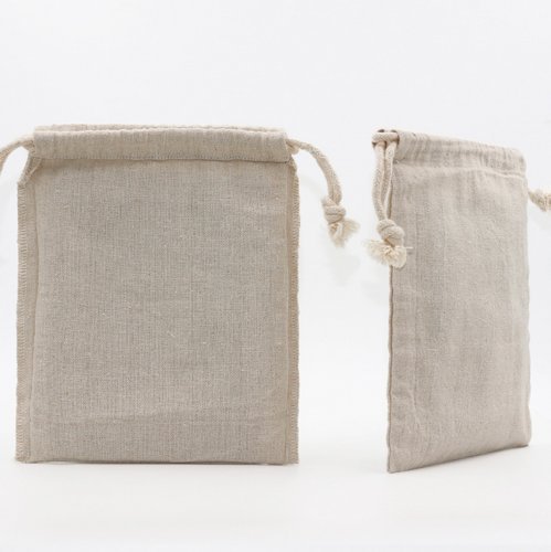 12 Pcs Double Drawstrings Cotton Bags Muslin Cloth Storage Reusable Pouches for Jewelry Tea Spices Herbs Fruits DIY Wedding Party Gift Bags Craft (8" x 10")