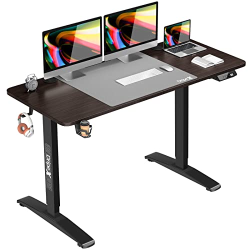 Dripex Electric Standing Desk Height Adjustable Computer Table-55 x 24 Inches Durable Large Workstation with Smart Memory for Home Office