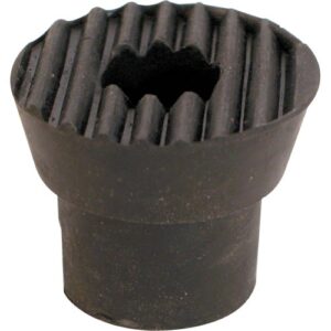 prime-line u 9163 door stop rubber tip with screw, black (2-pack)