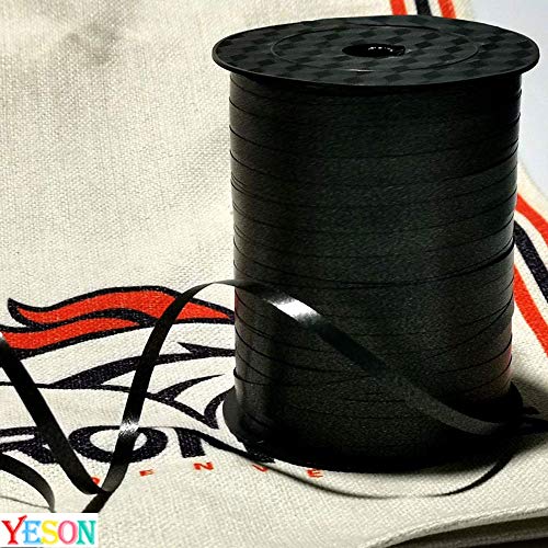 Black Balloon String Curling Wrapping Ribbons Decoration Accessories,500 Yards