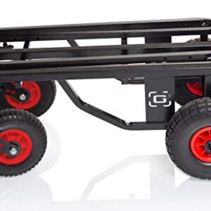 Gator Frameworks All-Terrain Folding Multi-Utility Cart with 30-52” Extension & 500 lbs. Load Capacity (GFW-UTL-CART52AT)