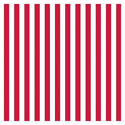 Stripe Printed Gift Wrap - 16' x 30", Red, 1 Pc