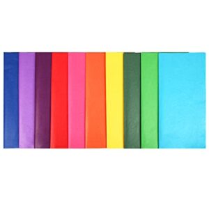 Simetufy 60 Sheets Tissue Paper For Gift Bags, 10 Bold Colored Tissue Paper for Crafts, Art Tissue Paper Bulk, Gift Tissue Paper for Gift Wrapping, 20 x 20 Inch