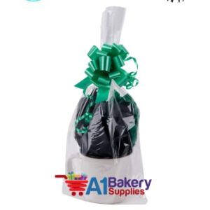 A1 Bakery Supplies 10 Pack BOPP Clear Cello Cellophane Bags Gift Basket Package Flat Gift Bags BOPP Bags (Flat, 9 x 20)