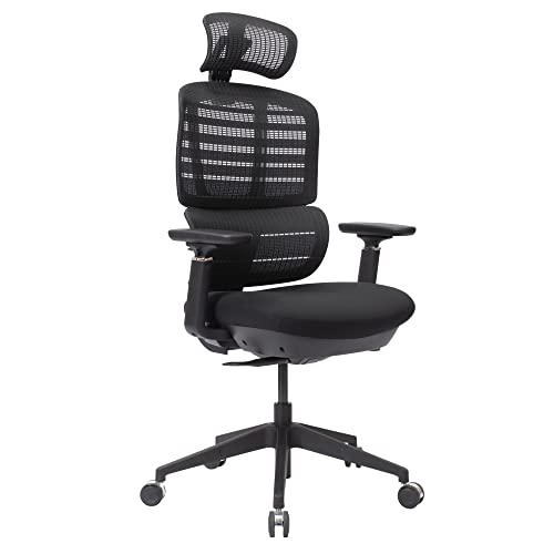 WorkPro® Momentum Ergonomic Mesh Active High-Back Chair, Black