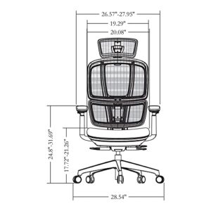 WorkPro® Momentum Ergonomic Mesh Active High-Back Chair, Black