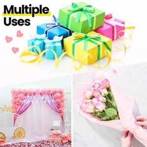 400 Pieces Colored Tissue Paper Bulk 20'' x 20'' Gift Tissue Paper for Gift Bags Recycled Tissue Paper for Crafts Birthday Party Weddings Baby Showers