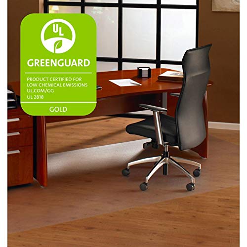 Floortex Polycarbonate XXL Office Mat 60" x 60" for Hard Floors, Clear (FR1215015019ER)