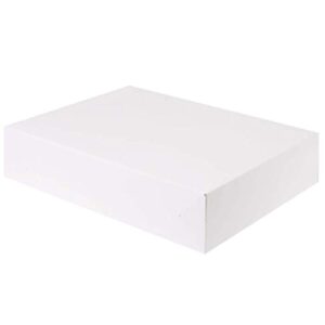 2 Coat White Gift Boxes, 19 x 14.25 x 4 Inches by Holiday Time