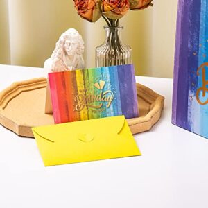 MIXMECY 13" 16.5" Large and Extra Large Gift bags for Birthday Party with Tissue Paper, Card，Surprise envelope