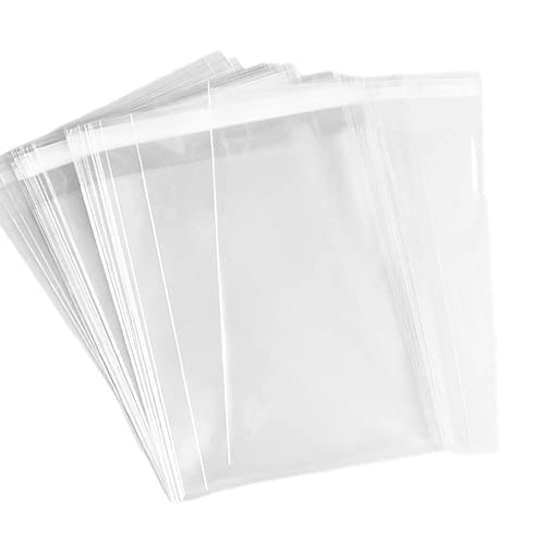 4-5/8'' X 5-3/4'' Resealable Cello Cellophane Bags - Fits A2 Card w/Envelope Photos Jewelry Candy Treats Cookie Bakery (100 Count)