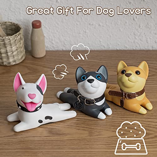 Omoojee Door Stopper, Cute Dog Door Stop, Decorative Door Wedge for Home and Office (3 pcs)