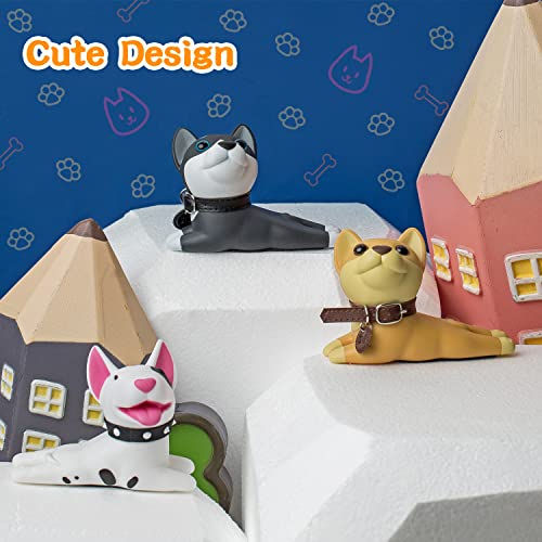 Omoojee Door Stopper, Cute Dog Door Stop, Decorative Door Wedge for Home and Office (3 pcs)