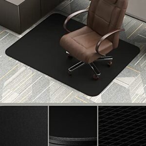 Office Chair Mat for Carpet, Hardwood and Tile Floor, 1/5" Thick Desk Chair Mat, 35" x 45" Anti-Slip Carpet Chair Mats for r Low/Medium Pile Carpets